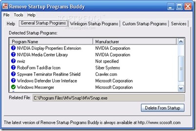 FILEnetworks Blog: Remove unwanted startup programs with Remove Startup ...